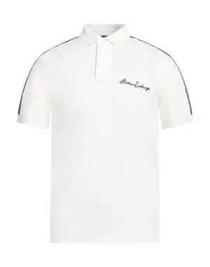 Armani Exchange Polo Shirt Size Cotton, Elastane - White