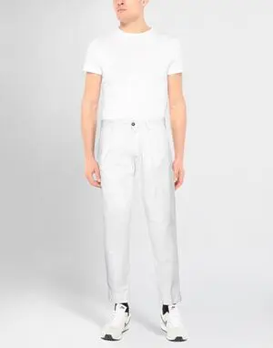 OUT/FIT Tapered Slim-leg Chinos - White