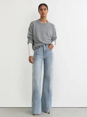 Good American Seam Wide-leg Jeans