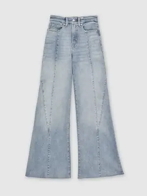 Good American Seam Wide-leg Jeans
