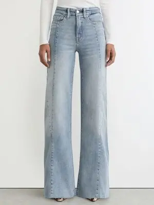 Good American Seam Wide-leg Jeans