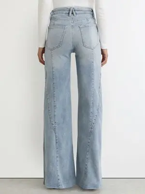 Good American Seam Wide-leg Jeans