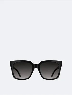 Calvin Klein Acetate Square Sunglasses - Black