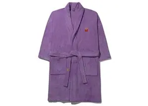 BTS X Mcdonald's Logo Robe - Purple
