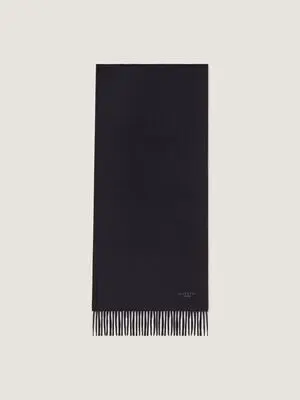 Givenchy Paris Scarf In Cashmere - Navy