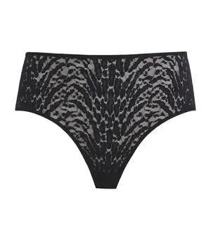 Wolford Animaliers Briefs - Black