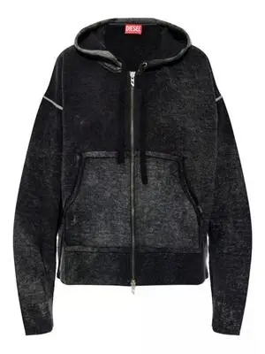DIESEL Zip-up Wool Hoodie