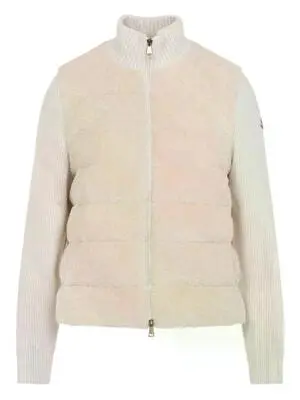 Moncler Padded Wool Zip-up Cardigan