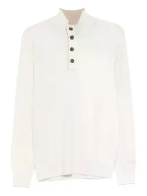 MC2 SAINT BARTH Dorian Buttoned High-neck Sweater