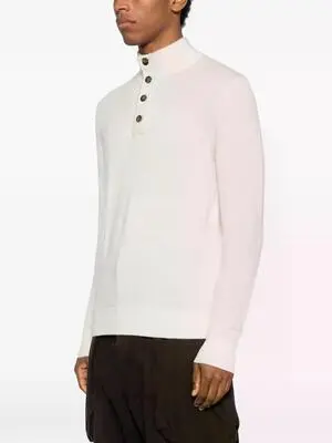 MC2 SAINT BARTH Dorian Buttoned High-neck Sweater