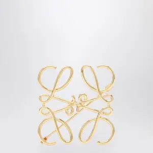Loewe Anagram Brooch - Metal