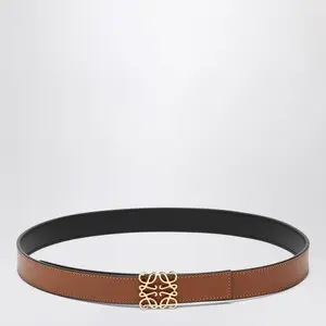 Loewe Anagram Reversible Belt - Brown