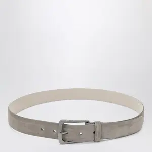 Brunello Cucinelli Leather Belt - Grey