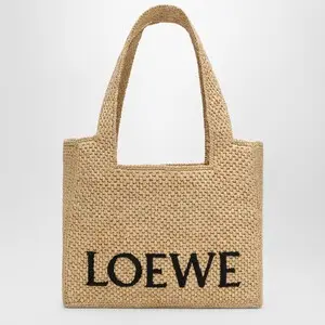 Loewe Medium Raffia Tote Bag