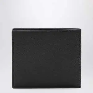 Dolce & Gabbana Dauphine Leather Wallet With Logo Plaque - Black