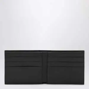 Dolce & Gabbana Dauphine Leather Wallet With Logo Plaque - Black