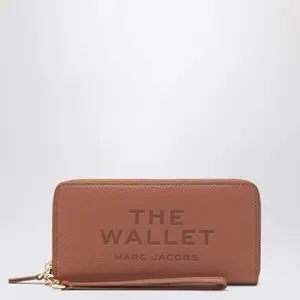 Marc Jacobs Beige Full-grain Leather Wallet - Brown