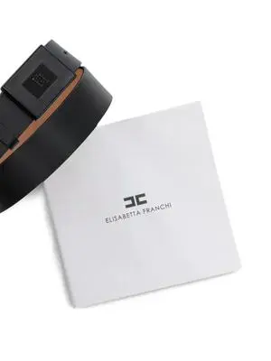 Elisabetta Franchi Logo Buckle Belt