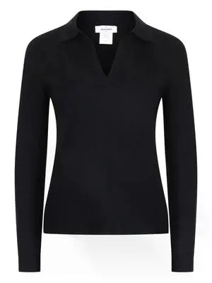 GRAN SASSO V-neck Collared Jumper
