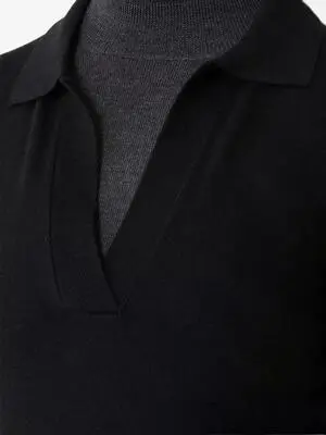 GRAN SASSO V-neck Collared Jumper
