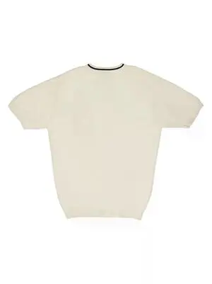 Rhude Logo-detail Ribbed-knit T-shirt