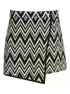 BOSS Tijaca Zigzag Mini Skirt