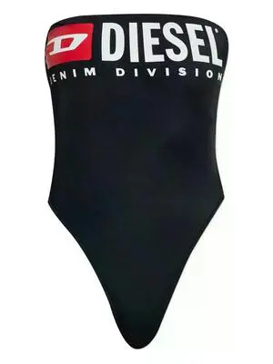 DIESEL Logo Swimsuit - Black