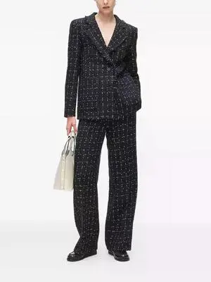 Karl Lagerfeld Single-breasted Tweed Blazer