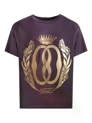 Bally Graphic-print T-shirt - Purple
