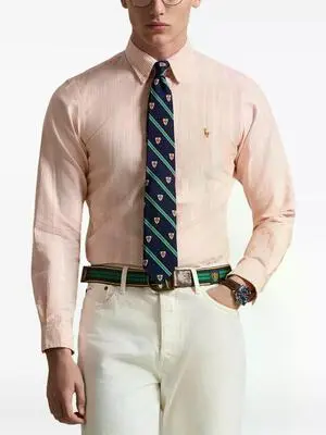 Polo Ralph Lauren Long-sleeved Striped Shirt - Pink