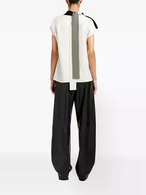 Proenza Schouler Elsa Drape-detail Blouse