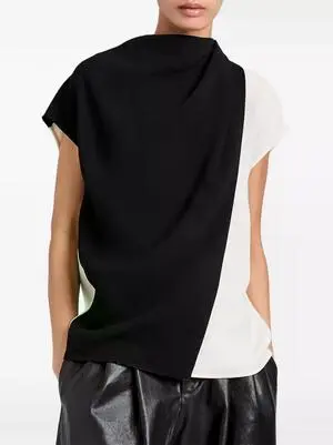 Proenza Schouler Elsa Drape-detail Blouse