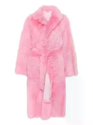 Blumarine Fur Button-up Coat