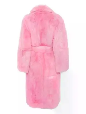 Blumarine Fur Button-up Coat
