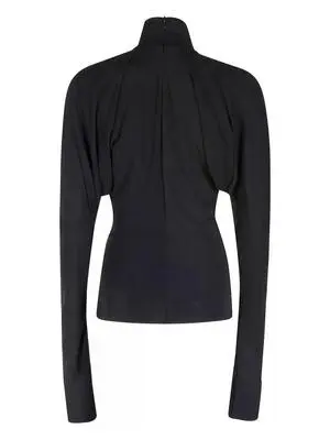 FRANCESCO MURANO Cuff Turtleneck Top