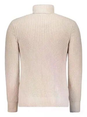 MOORER Ribbed-knit Roll-neck Sweater