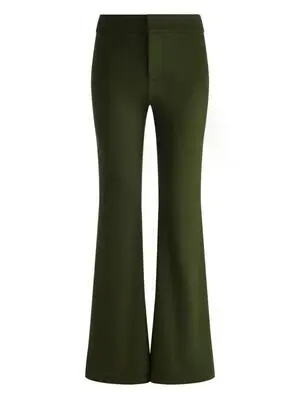 Women's Green Flared Pants