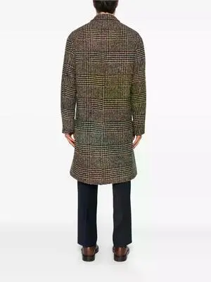 Herno Double-breasted Checked Coat