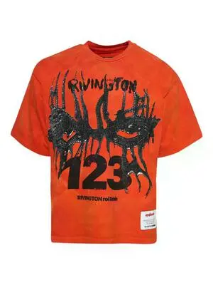 RRR123 Graphic-print T-shirt - Red