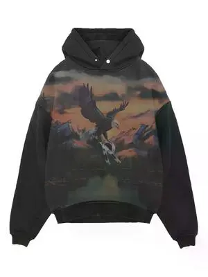 REPRESENT Graphic Hoodie - Black