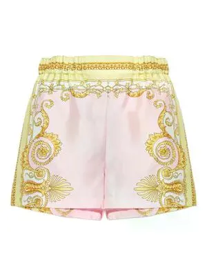 Versace Barocco-print Shorts - Pink