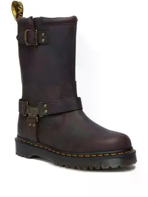 Dr. Martens Anistone Hi Buckle-strap Biker Boots