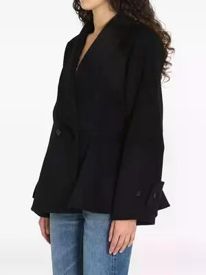 Chloé Shawl Collar Double-breasted Coat