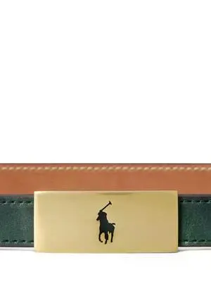 Polo Ralph Lauren Logo-plaque Leather Belt