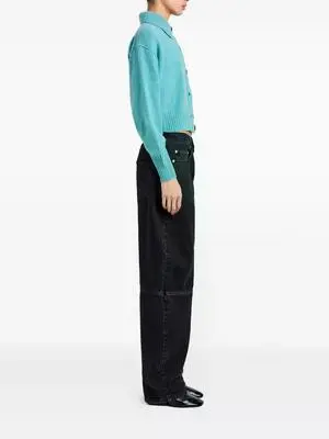 Proenza Schouler Rocio Buttoned Cardigan - Blue