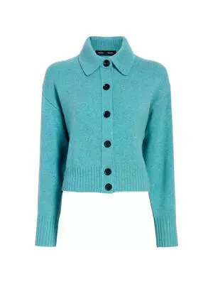 Proenza Schouler Rocio Buttoned Cardigan Blue
