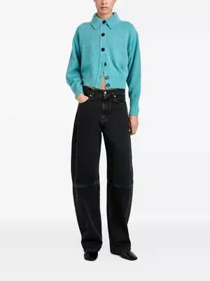 Proenza Schouler Rocio Buttoned Cardigan - Blue
