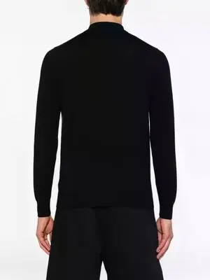 DIKTAT Long-sleeve Polo Shirt - Black