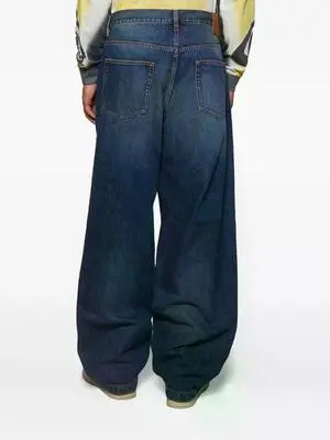 BLUEMARBLE Stonewashed Botanic-embroidered Jeans