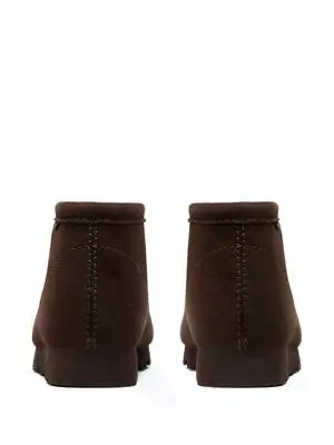 Clarks Suede Lace-up Boots - Brown